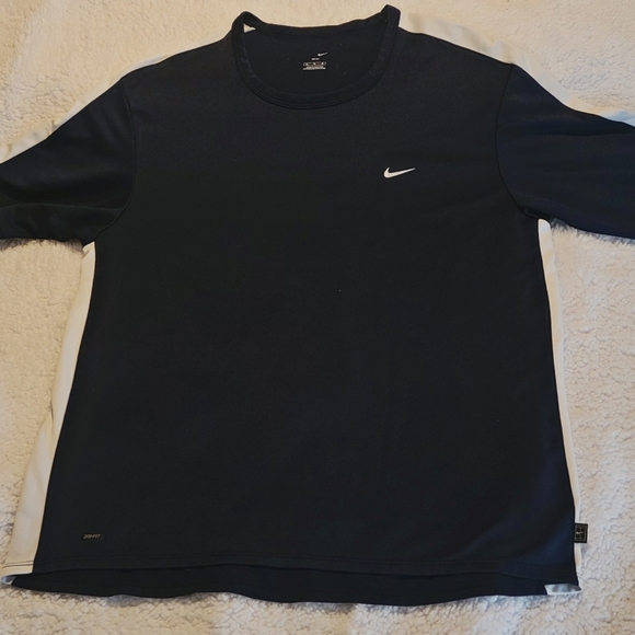 Nike | Shirts | Medium Nike Dri Fit Navy Blue Tee Shirt | Poshmark